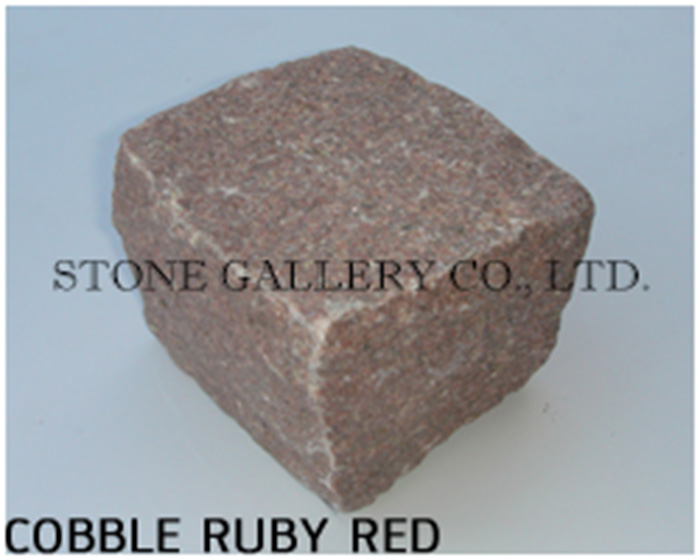 RUBY RED COBBLE STONE - Stone Gallery จำหน่ายหินตกแต่ง